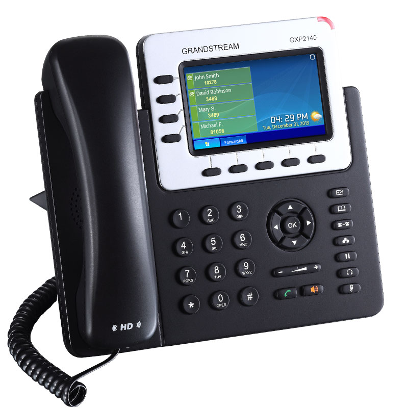 Mayorista Grandstream, GXP2140, Teléfono IP HD, 4 SIP/Líneas, PoE ... Mayorista Grandstream, GXP2140, Teléfono IP HD, 4 SIP/Líneas, PoE ...
